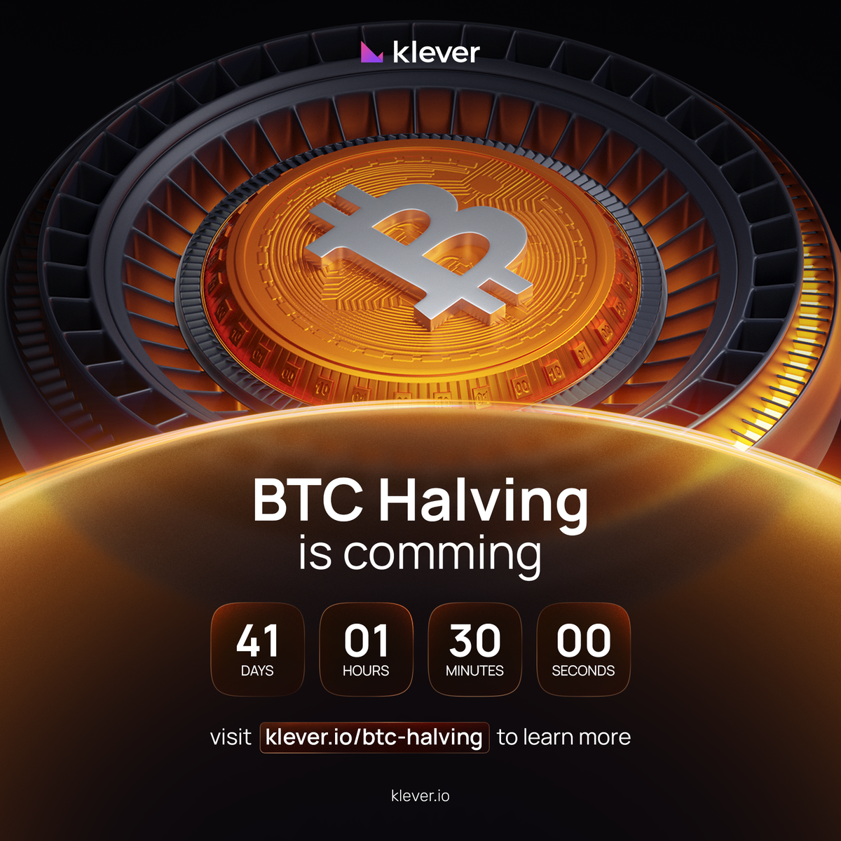 When is the next bitcoin halving event ? | Klever